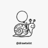 35 Adorable Snail Doodles to Draw - drawtwist.com