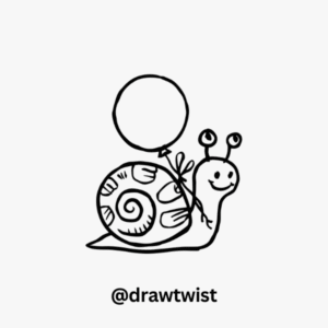35 Adorable Snail Doodles to Draw - drawtwist.com