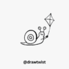 35 Adorable Snail Doodles to Draw - drawtwist.com
