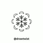 33 Snowflake Doodle Ideas - drawtwist.com