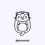 45 Cute Animal Doodle Ideas for Beginners - drawtwist.com