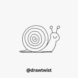 35 Adorable Snail Doodles to Draw - drawtwist.com