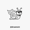 35 Adorable Snail Doodles to Draw - drawtwist.com
