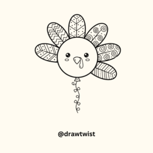 27 Thanksgiving Doodle Drawing Ideas - drawtwist.com