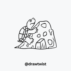 35 Creative Turtle Doodle Drawing Ideas for Fun and Easy Sketching ...