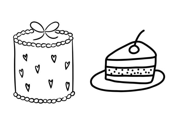 33 Easy Cake Doodle Ideas - drawtwist.com