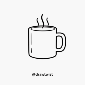 27 Easy Coffee Mug Drawing Ideas Anyone Can Try - drawtwist.com